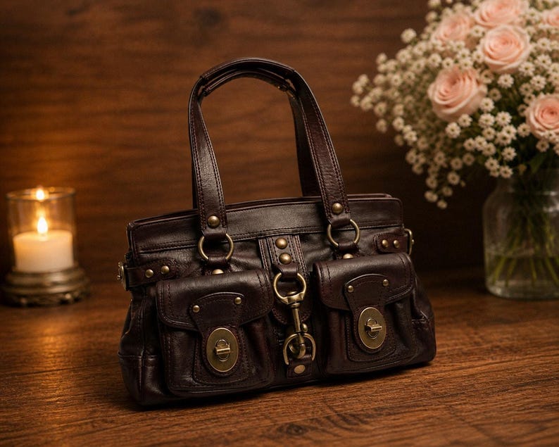 Coach 65th Legacy Mandy Satchel Mahogany Restored - Etsy
