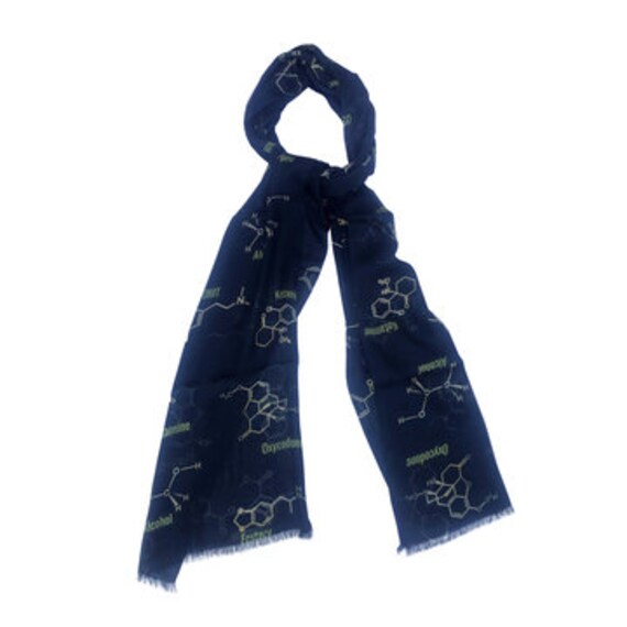 Drug Scarf Molecule Scarf Marijuana Scarf Neuroscience Scarf | Etsy