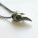 Raven Skull Necklace - Etsy