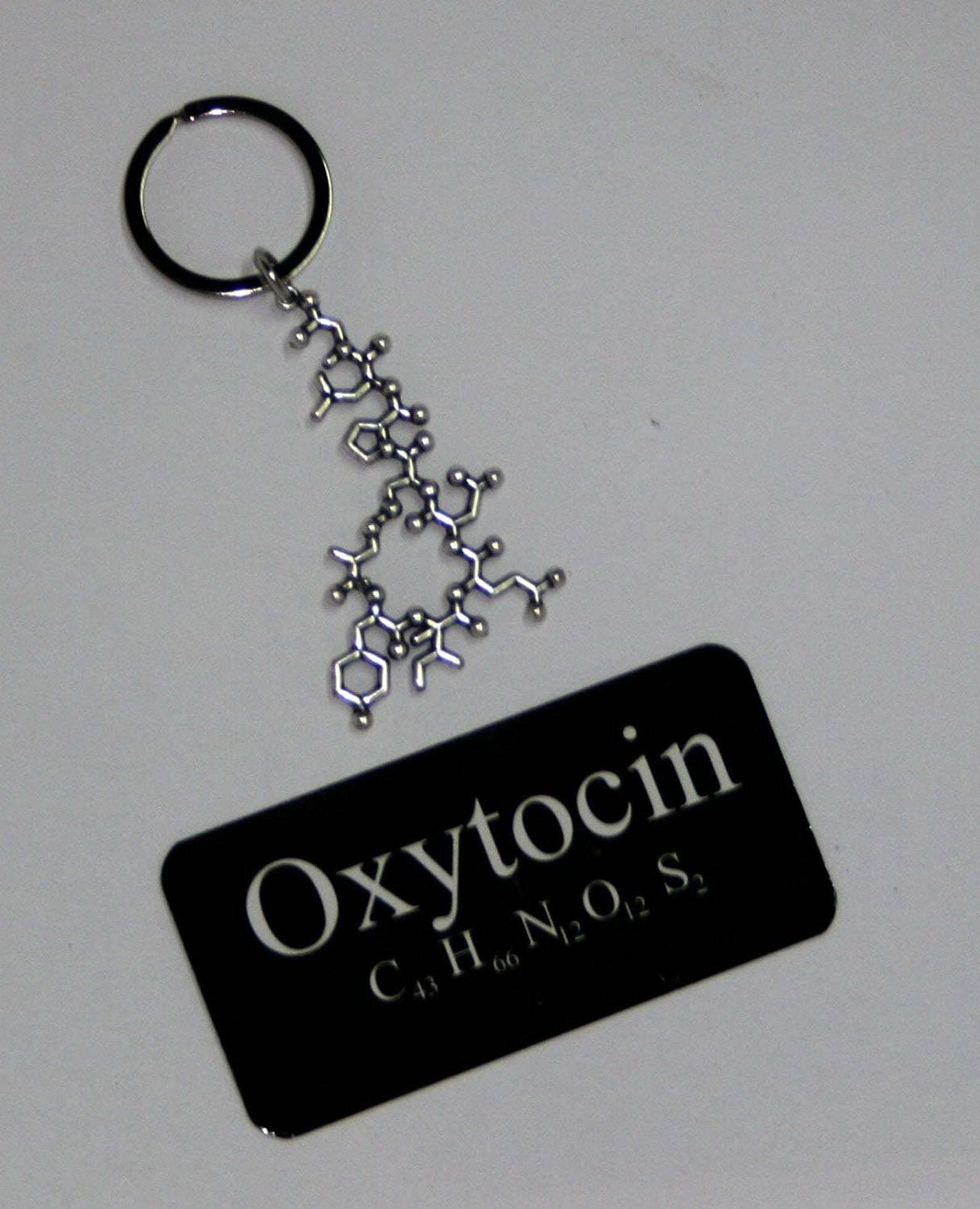 Oxytocin Molecule Key Chain | Etsy
