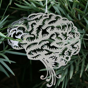Cut Out Brain Ornament - Etsy