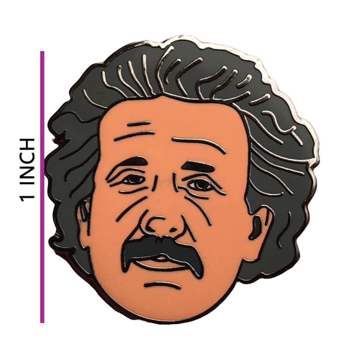 Albert Einstein Lapel Pin Science Pin Science Science Enamel - Etsy