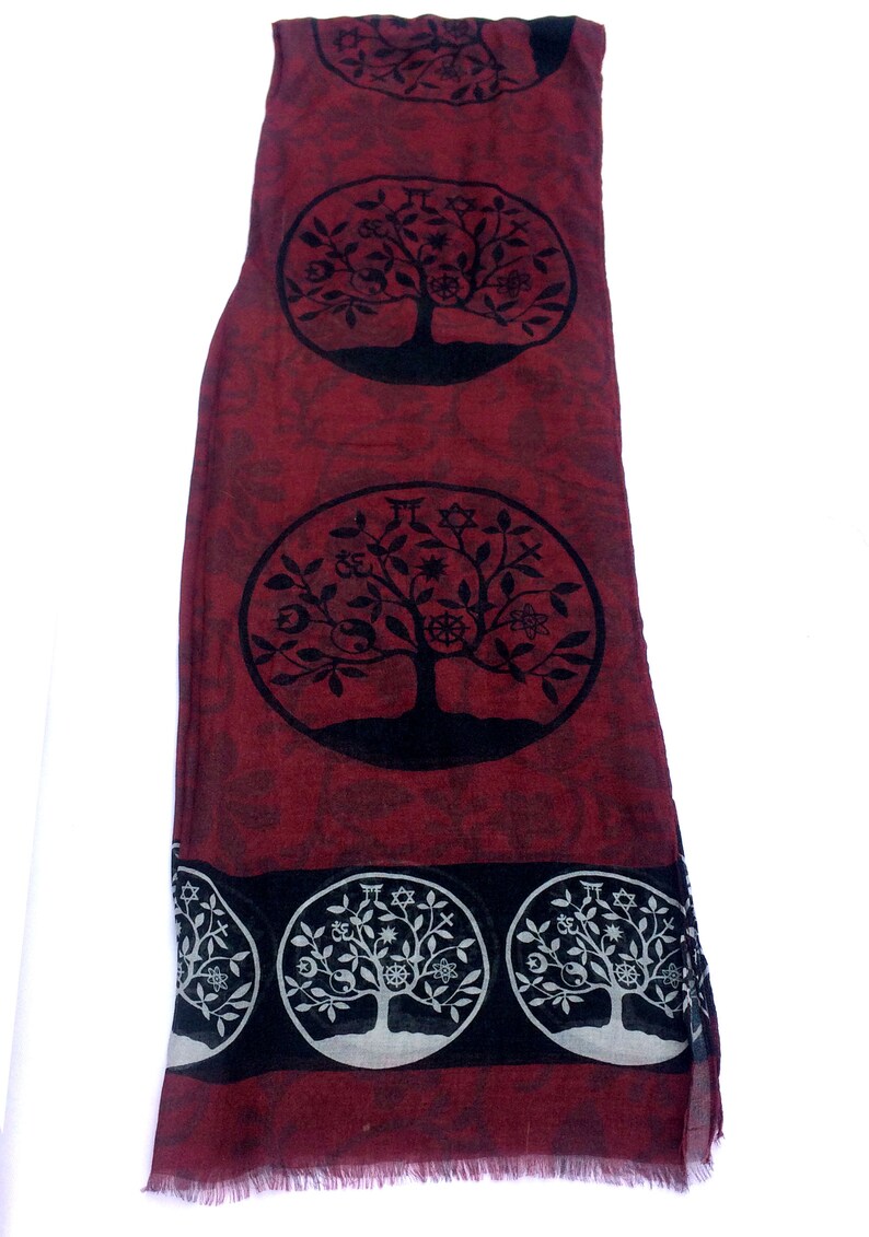 Universal Tree of Life Scarf | Etsy