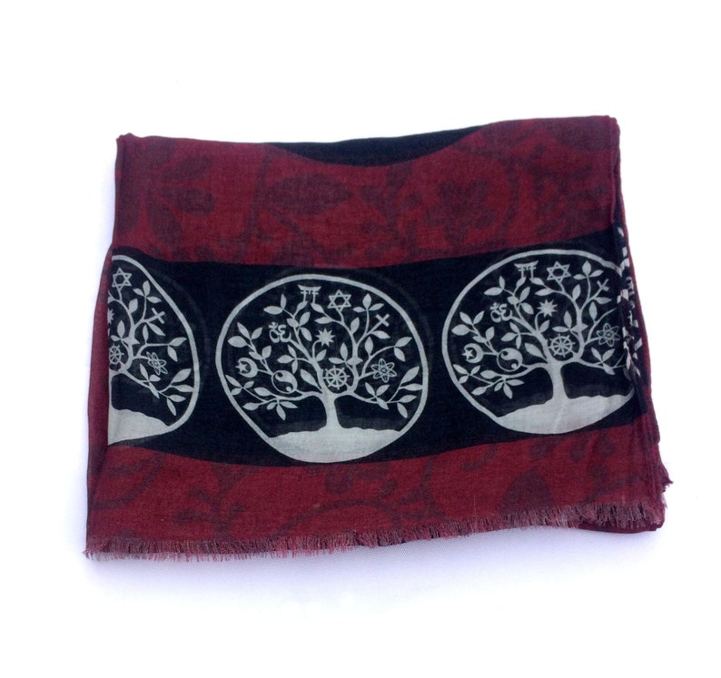 Universal Tree of Life Scarf | Etsy