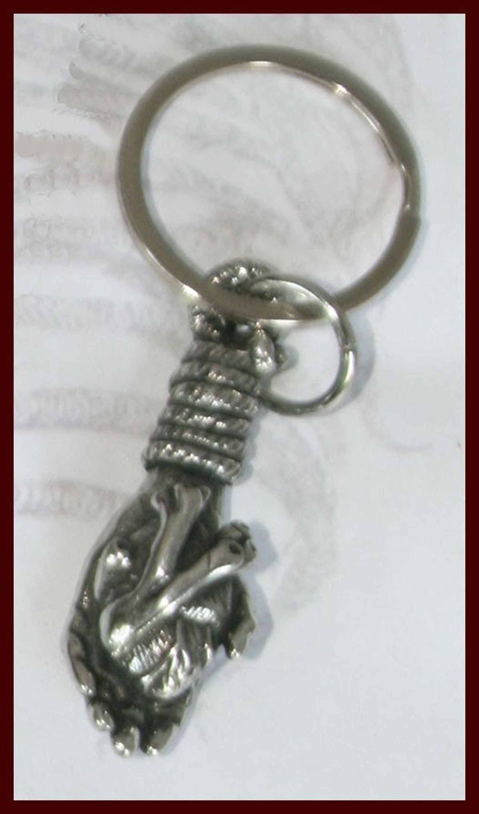 Hand With Heart Key Chain - Etsy