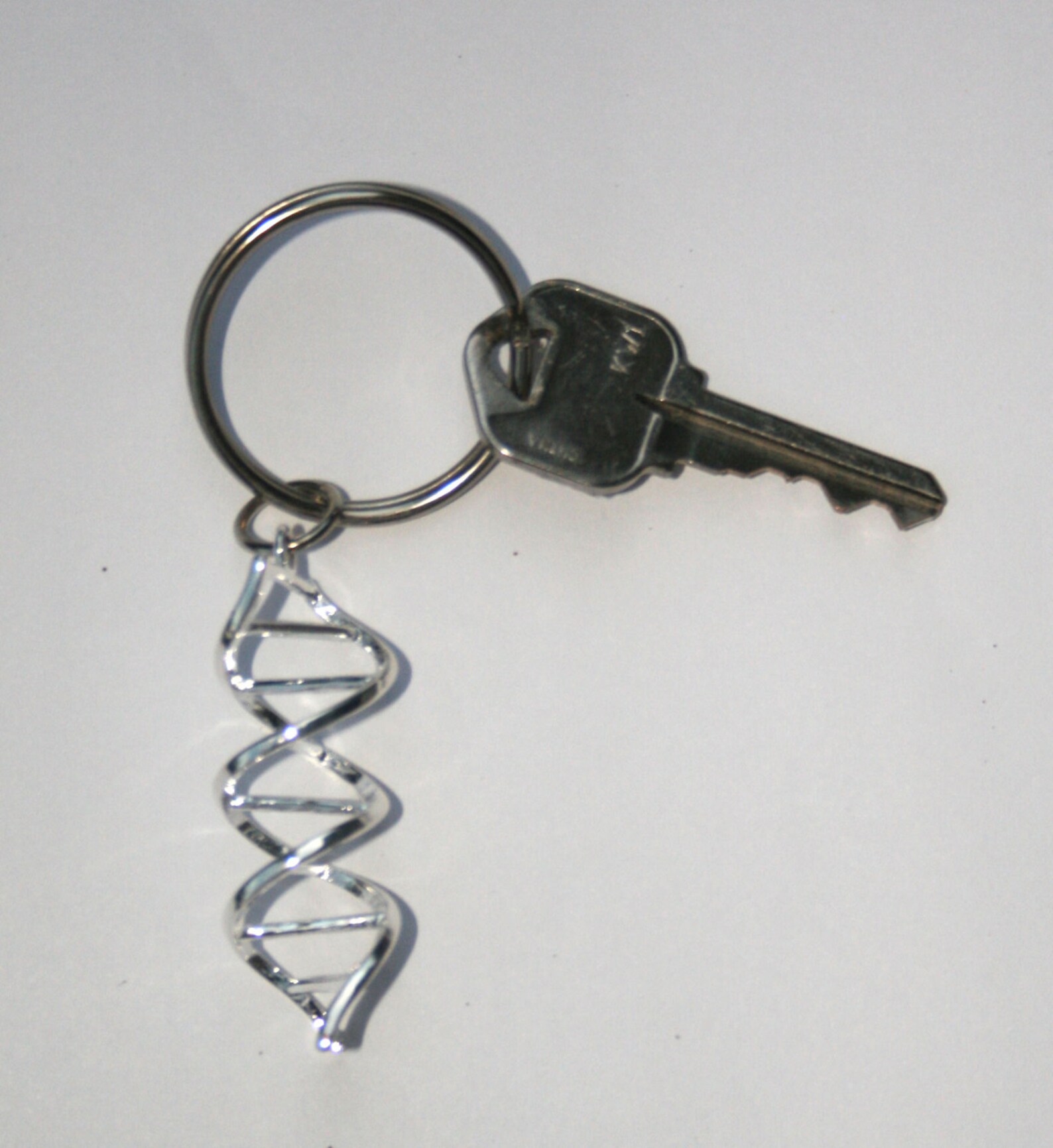 DNA Helix Science Key Chain Science Key Chain DNA Key Chain - Etsy