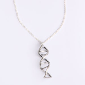 Sterling Silver DNA Necklace - Etsy