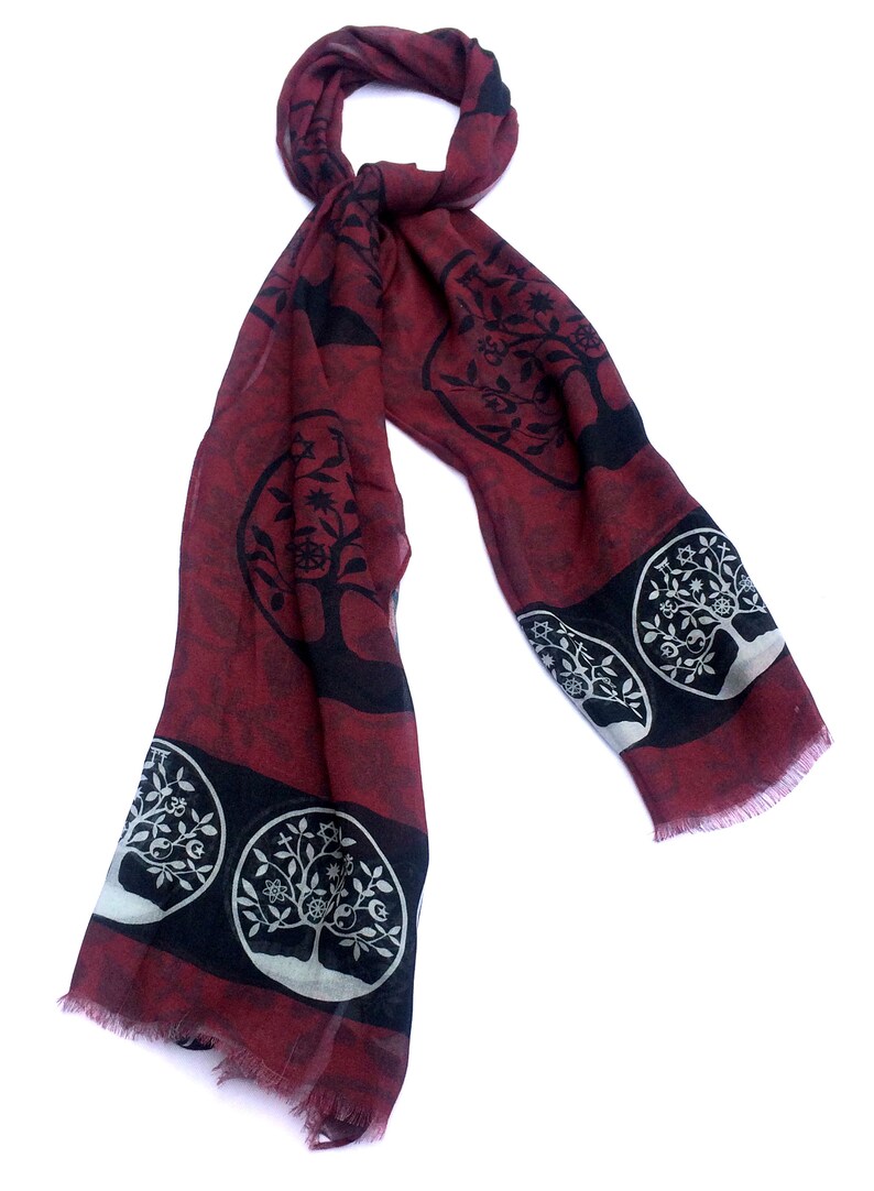 Universal Tree of Life Scarf | Etsy