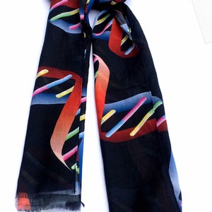 DNA Cotton Scarf - Etsy