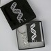 DNA Helix Science Key Chain Science Key Chain DNA Key Chain - Etsy