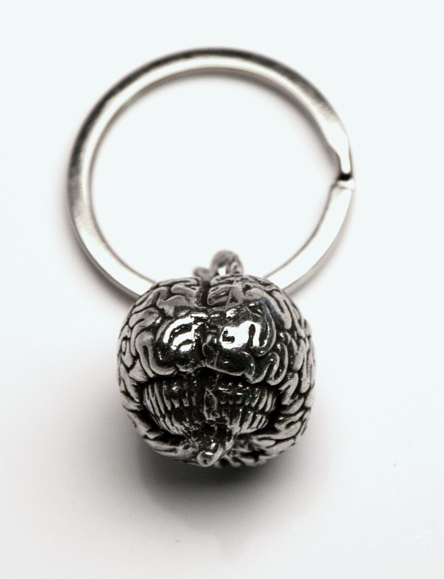 3- D Brain Key Chain - Etsy