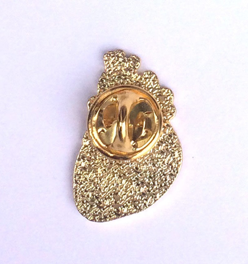 Anatomical Heart Lapel Pin Science Gift Science Pin - Etsy