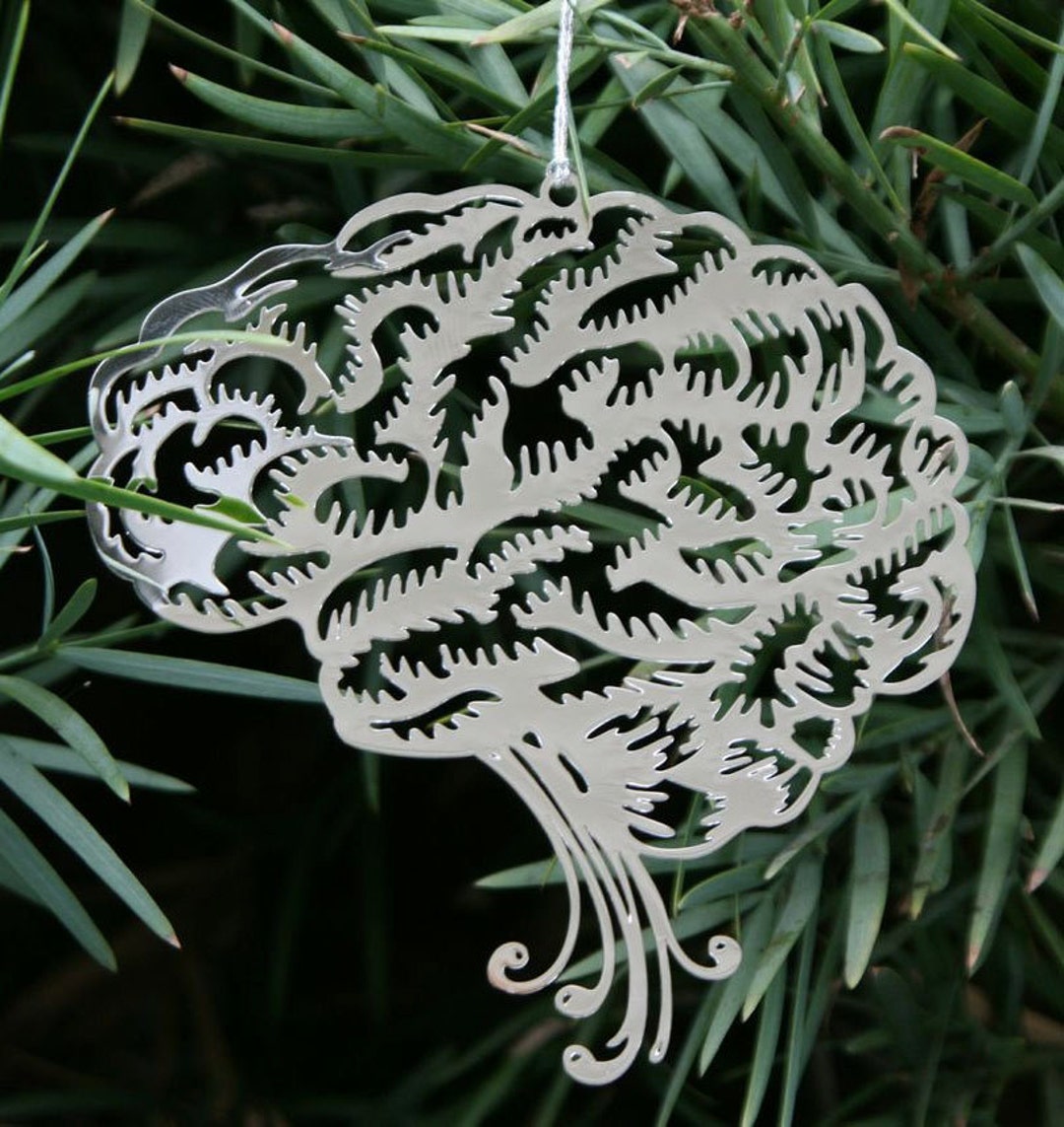 Cut Out Brain Ornament - Etsy
