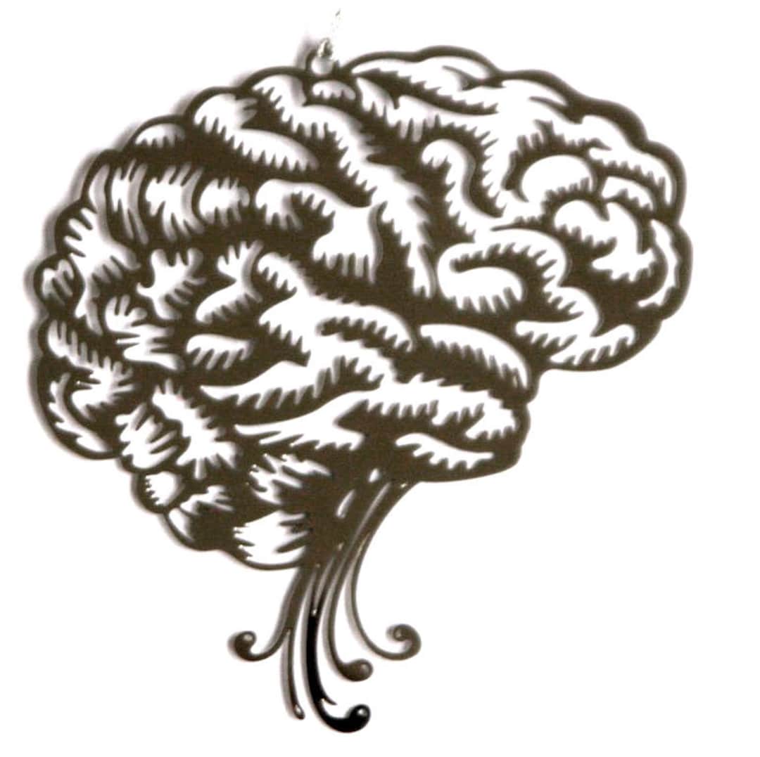 Cut Out Brain Ornament - Etsy