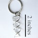 DNA Helix Science Key Chain Science Key Chain DNA Key Chain - Etsy