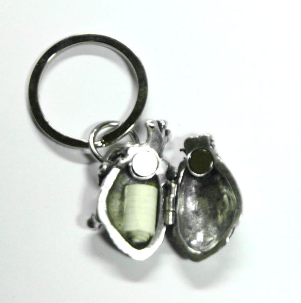 Anatomical Human Heart Locket Key chain Human Heart Key | Etsy