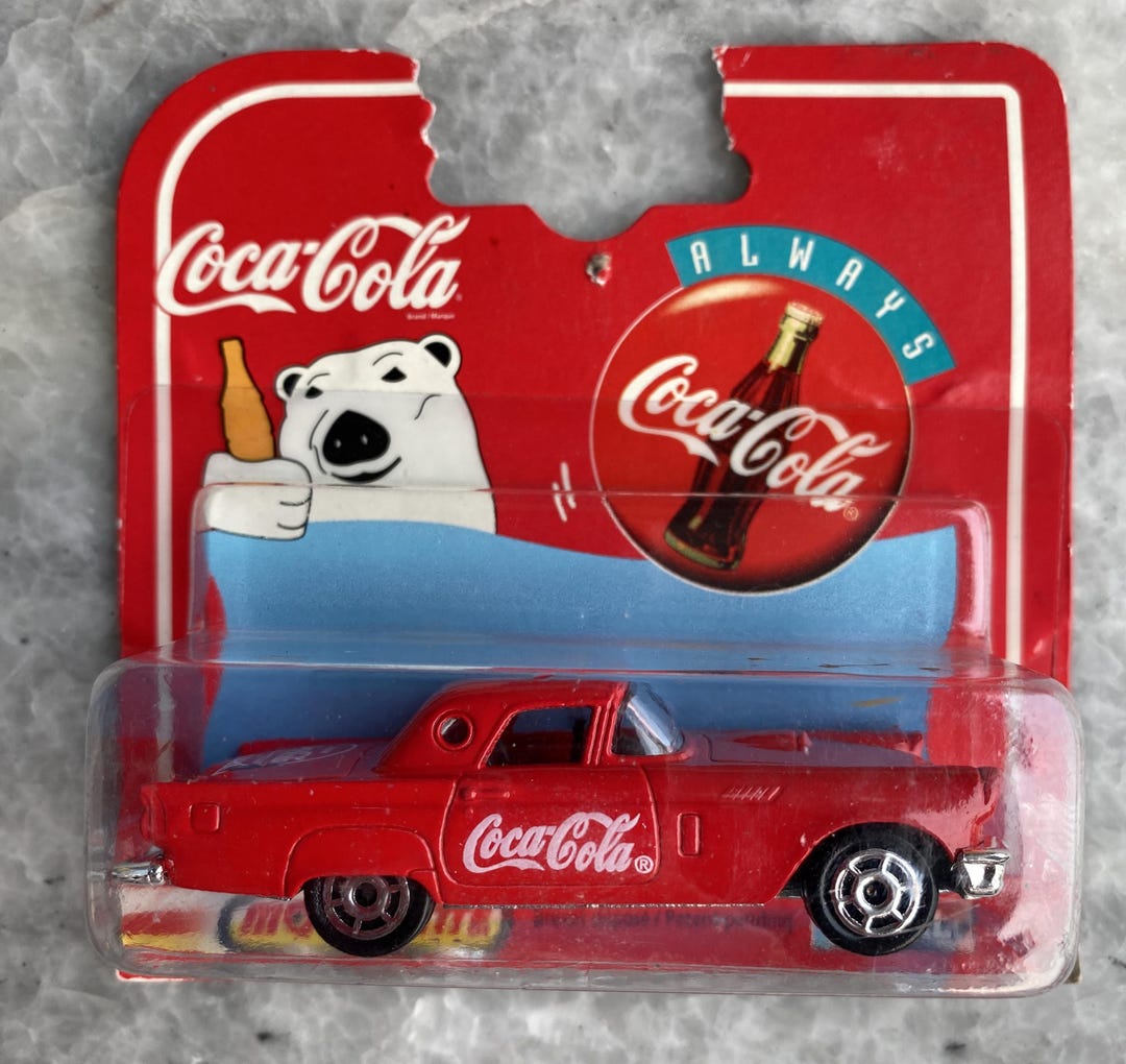 Majorette Coca-cola 1957 Ford Thunderbird 200 Series 1997 Diecast Car ...