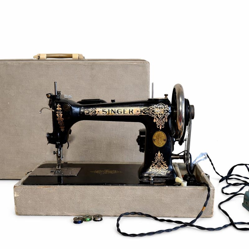 Antique Singer Pedal Sewing Machines - Etsy