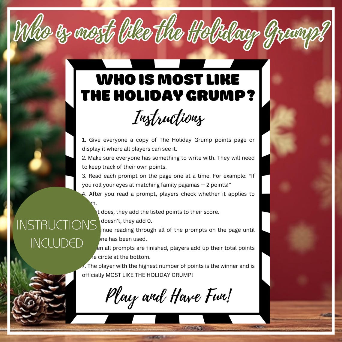 Who is Most Like the Holiday Grump, Who is the Grumpiest, Grumpmas ...