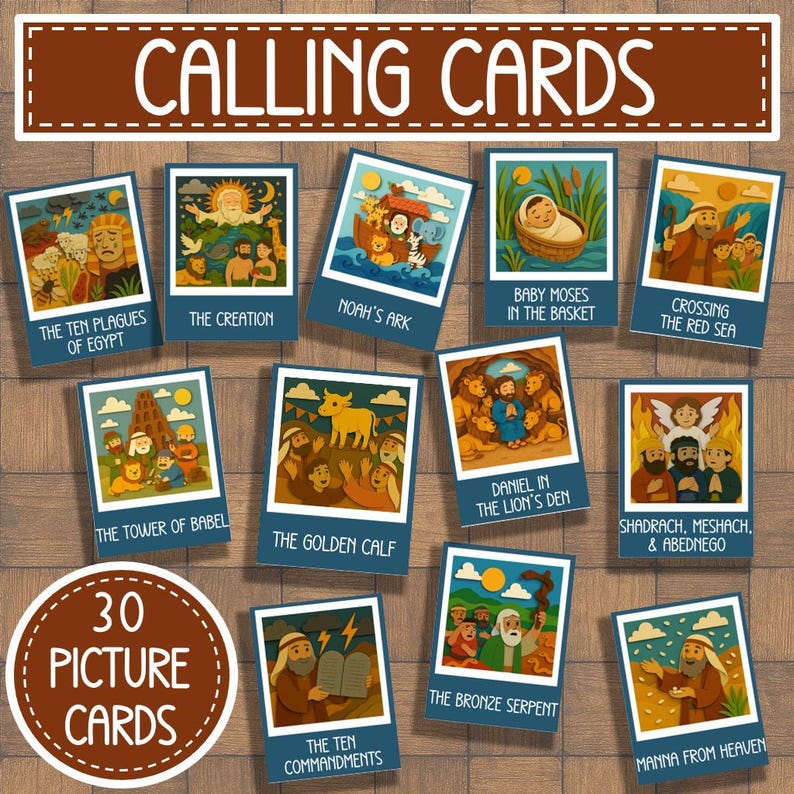 Old Testament Bible Bingo, Old Testament Bible Stories Bingo ...