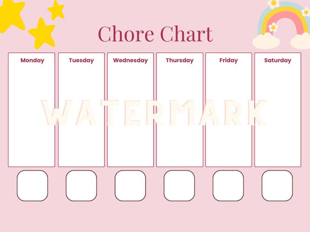 Kids Chore Chart, Kids, Children, Chores, Organization, Planner, Kids ...