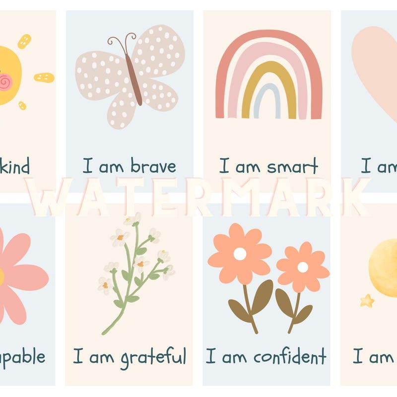 Kids Affirmation A6 - Etsy