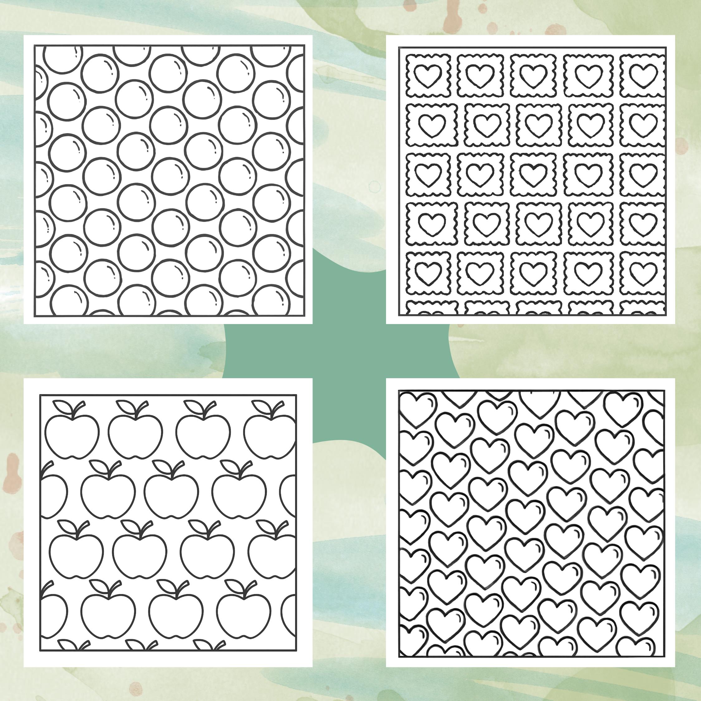 Satisfying Pattern Coloring Pages for Adults: 30 Relaxing Designs ...