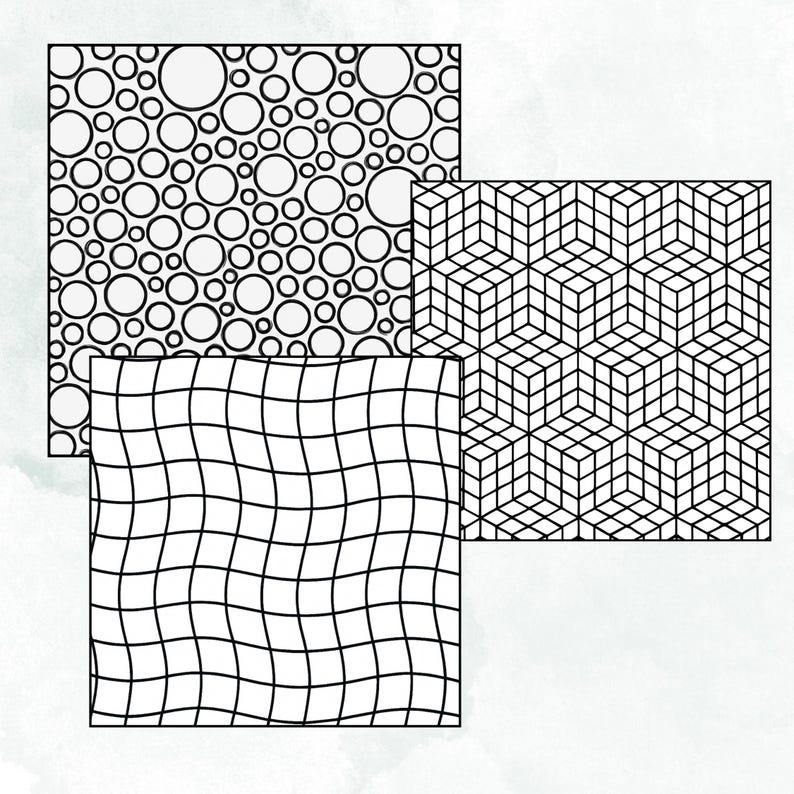 Satisfying Pattern Coloring Pages Vol. 2 for Adult | 30 Relaxing ...