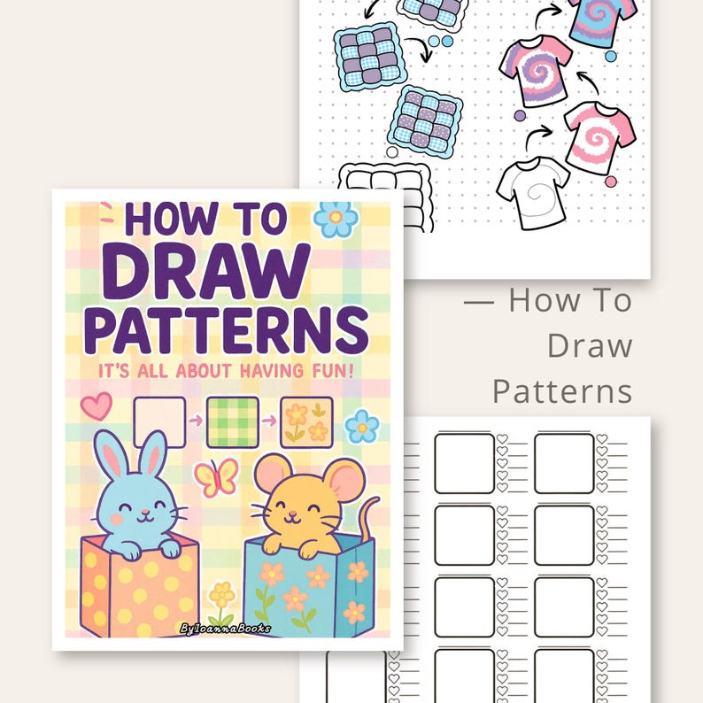 How to Draw Patterns Coloring Book |66 Tutorials + 20 Extra Patterns ...