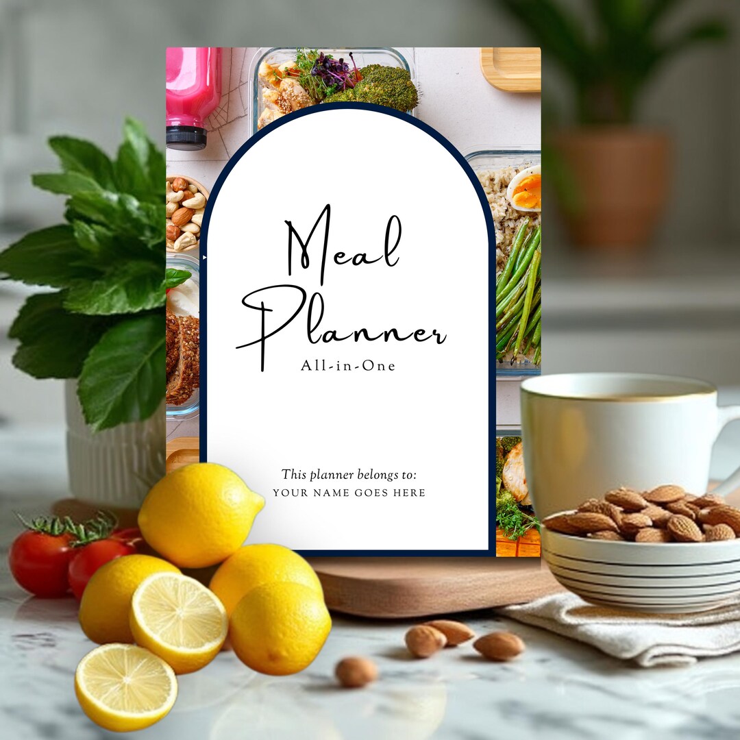 All-in-one Meal Planner | Weekly, Monthly and Daily Meal Planning ...
