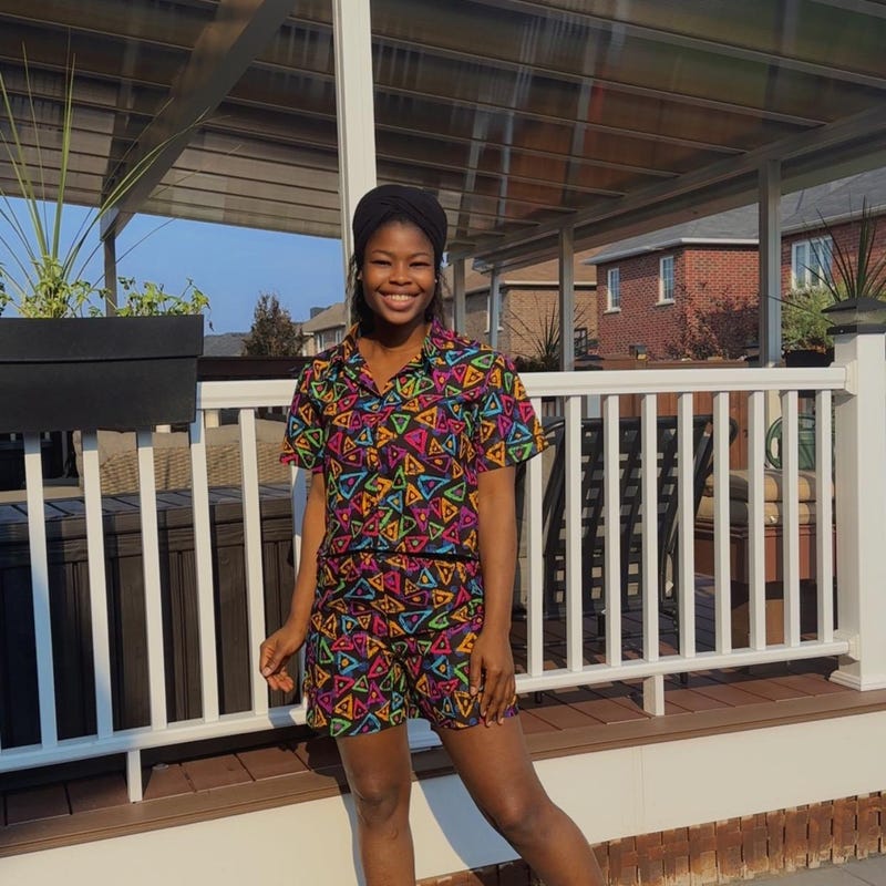 African Print Shorts - Etsy