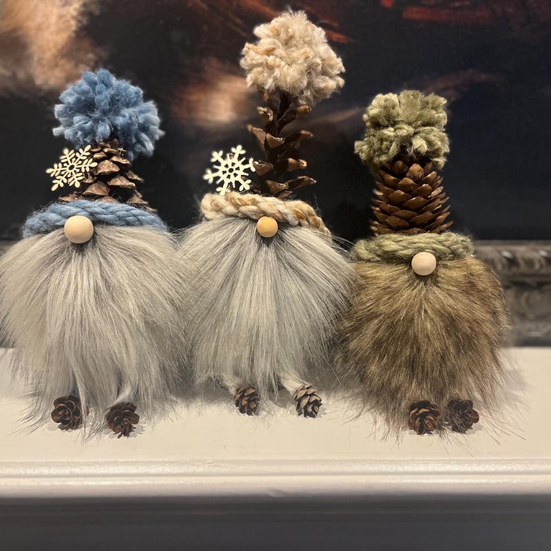 Woodland Pinecone Gnome - Etsy
