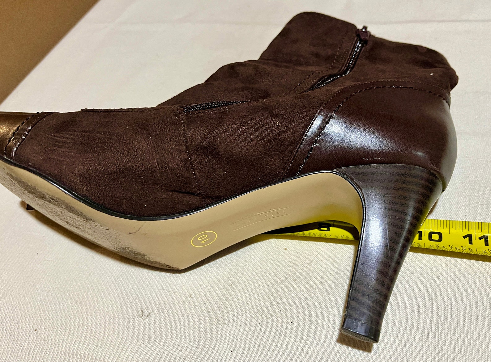 Vintage 1990s Brown Suede Victorian Edwardian Reproduction High Top ...