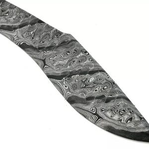 Custom Damascus Kukri Knife Blank | Full Tang Forged Blade for Knife ...