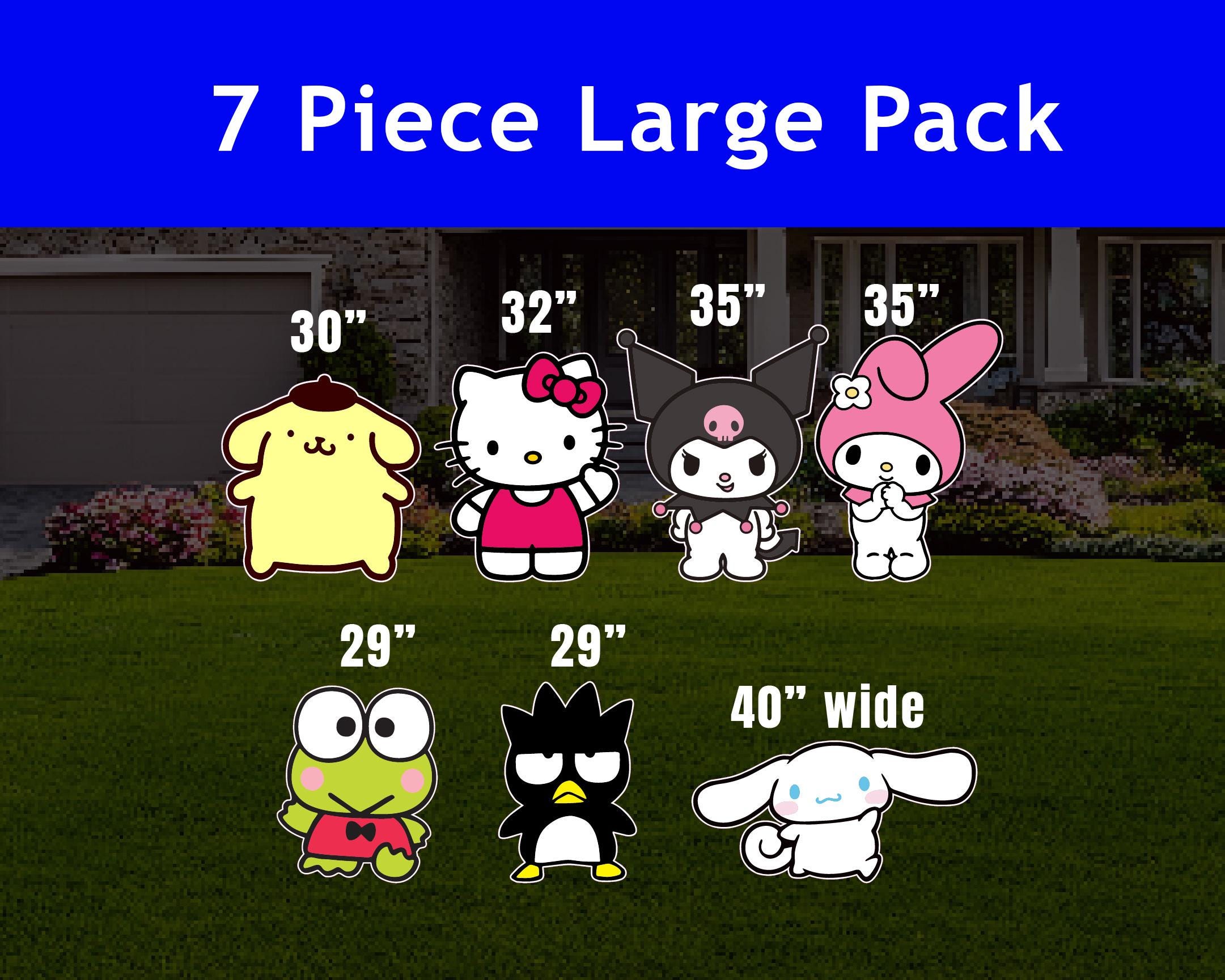 STANDS INCLUDED Hello Kitty Cutout Hello Kitty Birthday Decor Hello ...