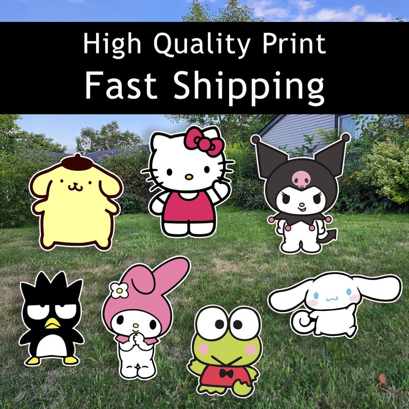 Hello Kittys Cutout - Etsy