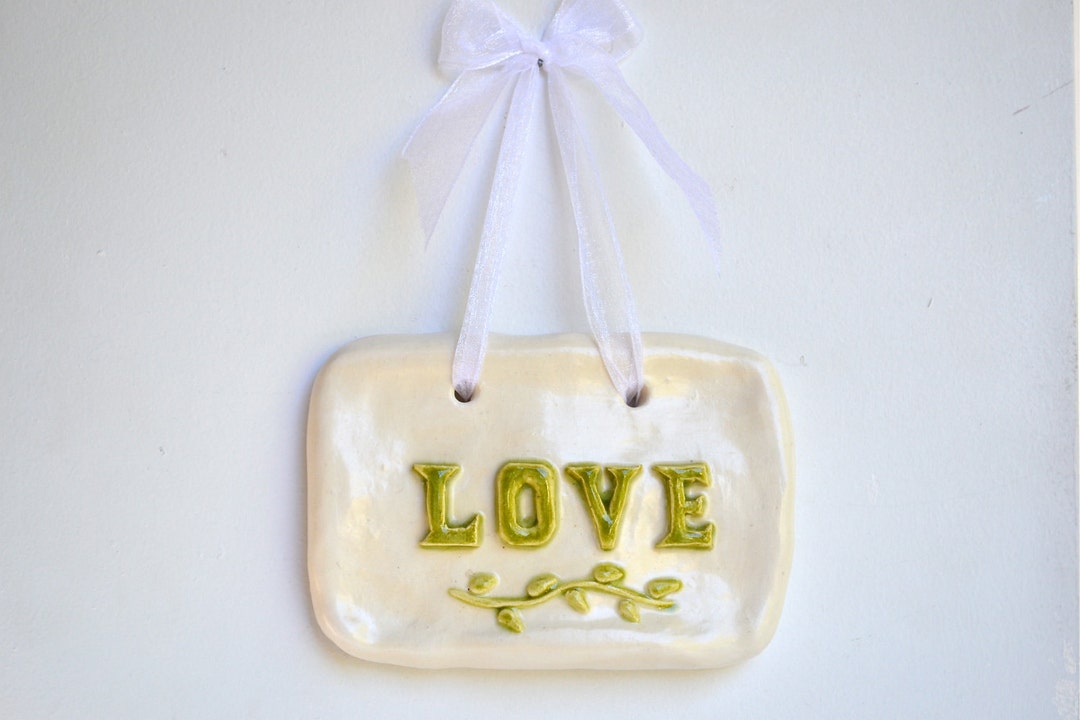 Love Tile - Ceramic Tile Art ~ Ceramic Word ~ Ceramic Words ~ Spiritual ...