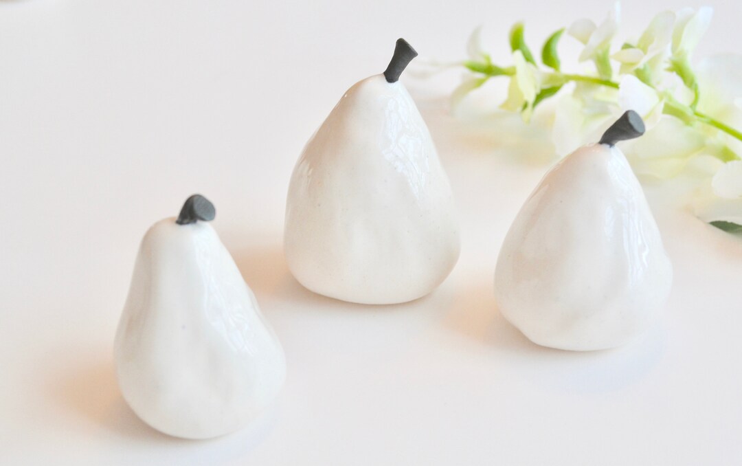Ceramic Pears ~ Pears Art ~ Ceramic Fruit ~fruit Ceramic ~fruit Decor ...