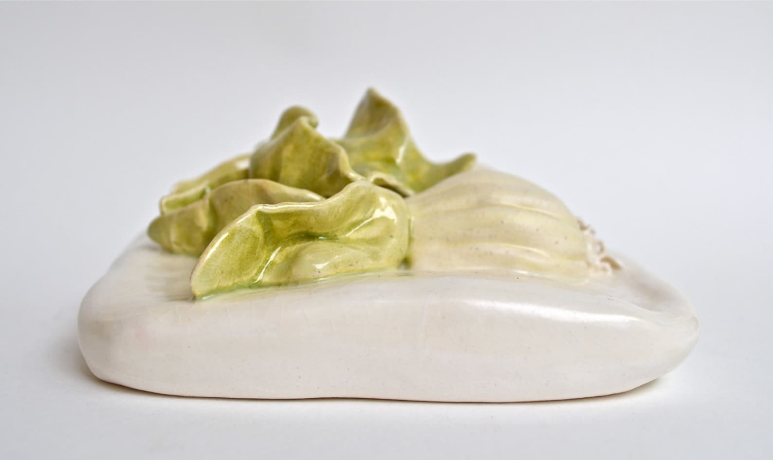 Ceramic Garlic ~ Ceramic Relief Tile ~ Vegetable Art ~ Handmade Tile ...