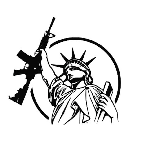 Lady Liberty Sticker - Etsy