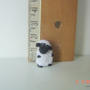 Tiny Fat Sheep, Crochet Stuffed Animal, Amigurumi Miniature, Adorable ...