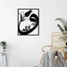Vav Letter Metal Wall Art | Decorative Islamic Calligraphy Sculpture - Etsy
