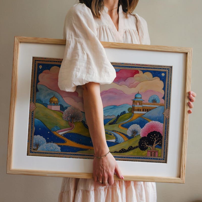 Persian Scenic Art - Etsy