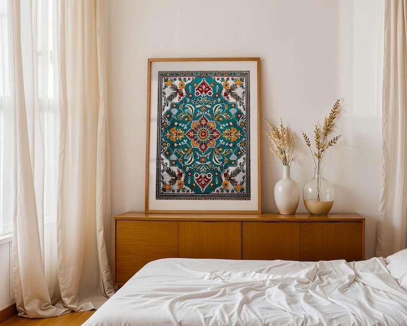 Gujarati Patola Pattern Art | Traditional Indian Design | Printable ...