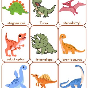 Dinosaur Bingo Game | Prek, TK, Kindergarten Introductory Game (digital ...