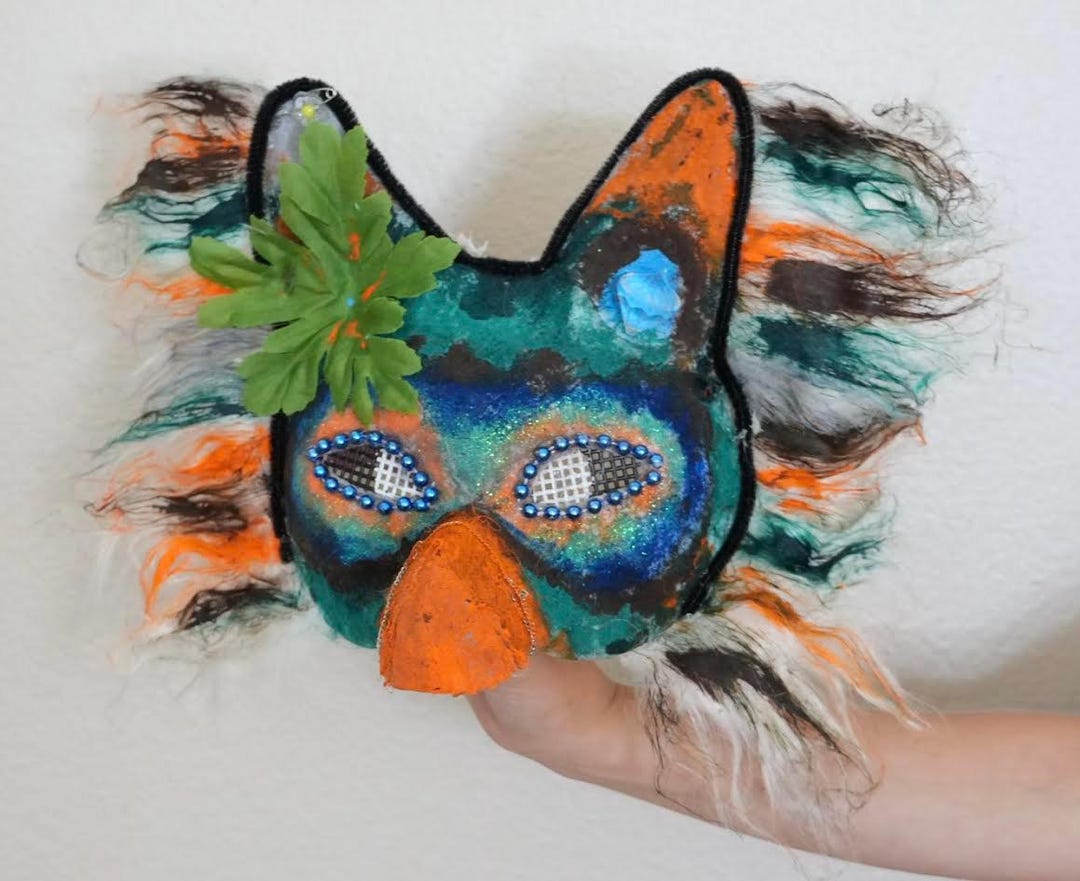 Ancient Fox Mask - Etsy