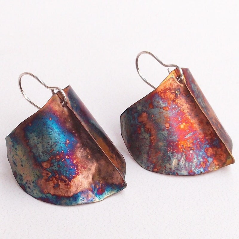 Fold Form Earrings - Etsy