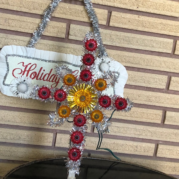 Lighted Cross Tree Topper - Etsy