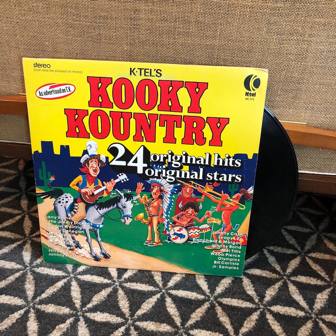 Vintage 70's K-tel "kooky Kountry" Vinyl Record - 24 Hits - as ...