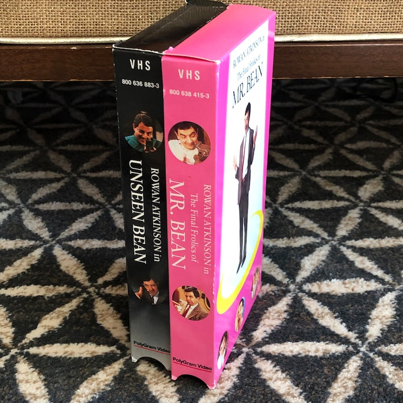 Vintage 90's mr. Bean VHS Movies Pair - Etsy
